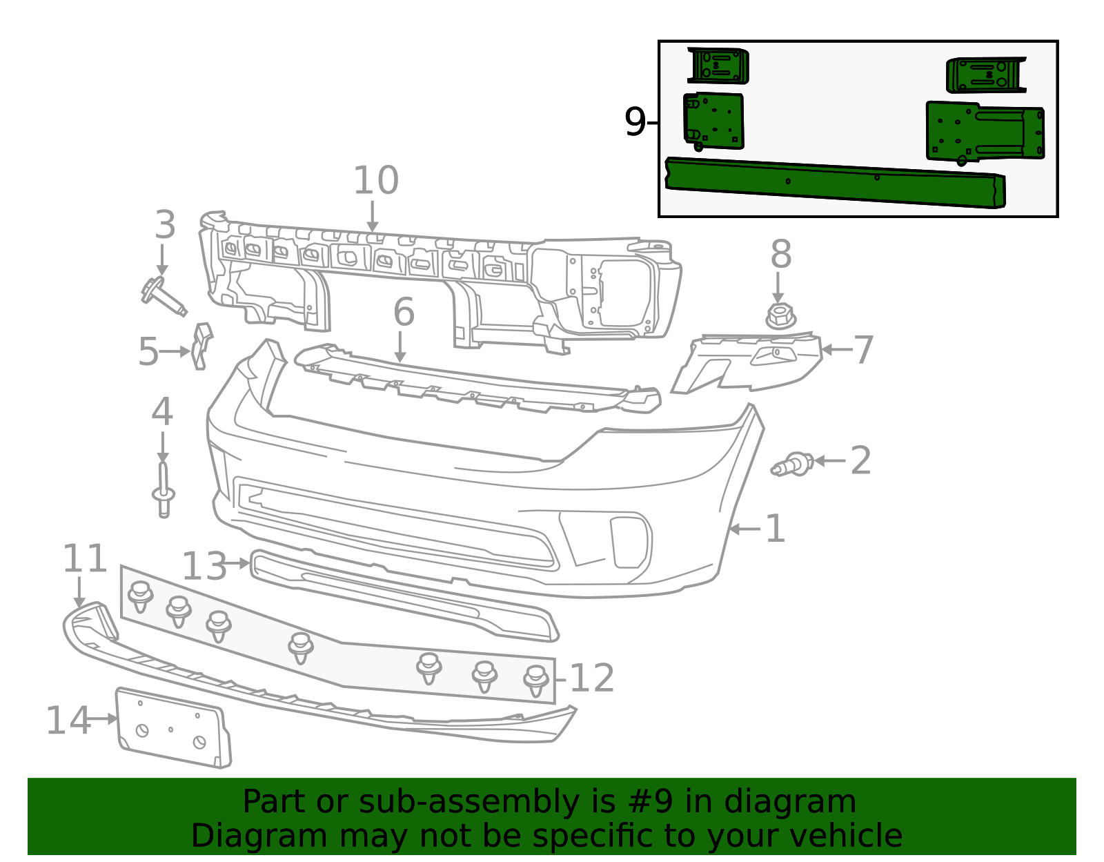 2013-2024 Ram Beam 68196999AB | Mopar Parts Canada