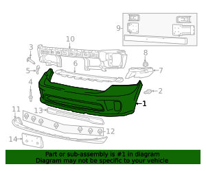 2013-2024 Ram Fascia 68197698AA | Mopar Parts Canada