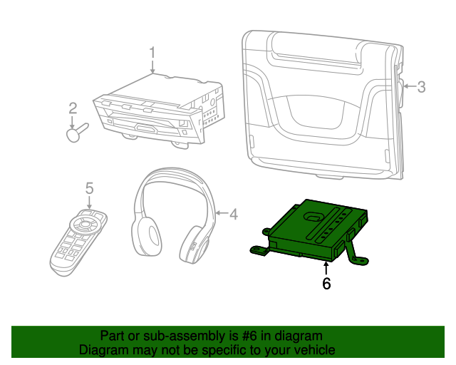 Radio 68493702AD | TascaParts.com