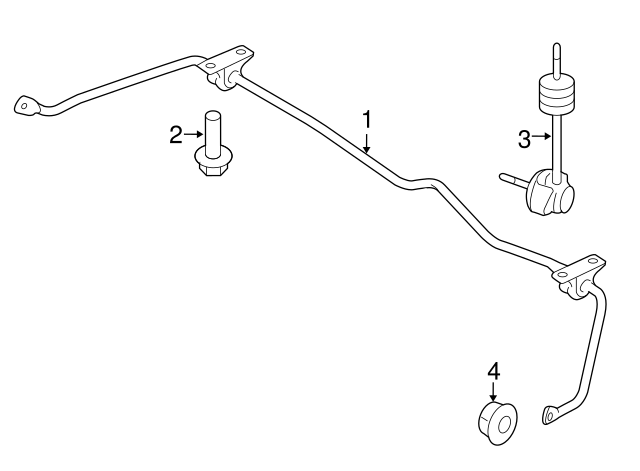2009-2019 Ford Stabilizer Bar bb5z5a772a | TascaParts.com