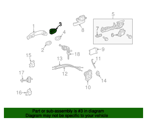 69218-60030-D0 - Cover - 2008-2011 2013-2020 Toyota Land Cruiser ...