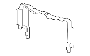 2018-2019 Buick Enclave Upper Radiator Air Baffle 84508196 GM ...