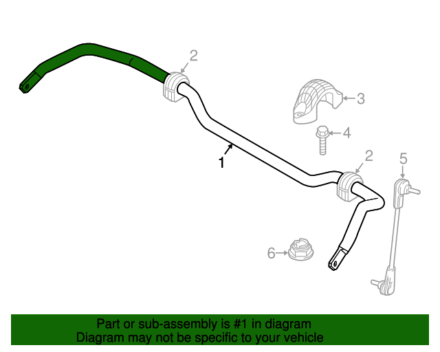 Genuine BMW 31-30-6-853-913 | Stabilizer Bar | FREE Shipping on Most ...