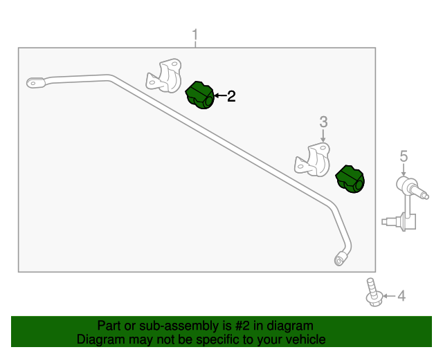 2009-2024 Hyundai Stabilizer Bar Bushing 55513-3N100 | OEM Parts Online