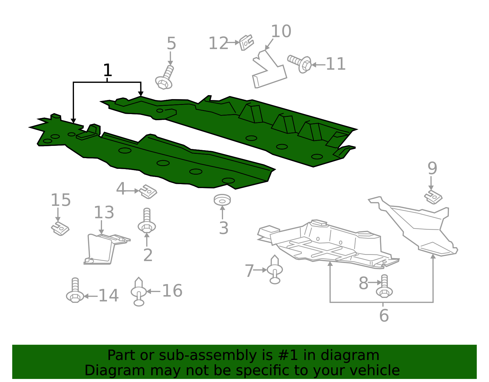 2015-2024 Ford | Front Deflector | K2GZ-5811782-C | Walls' Ford Parts