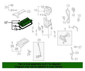 22410-23100 - Engine Valve Cover 2004-2009 Hyundai | AutoNationParts.com