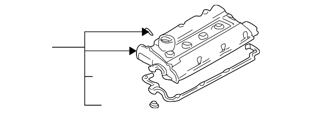 22410-23762 - Valve Cover - 2002-2004 Hyundai | World OEM Parts Hyundai