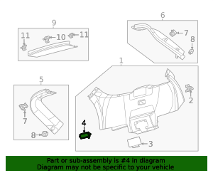 Lamp Assembly Luggage Compartment LJ8Z-13776-CB | OEM Parts Online