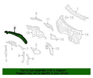 166-830-93-00 - Water Drain Panel For 2016-2019 Mercedes-Benz ...