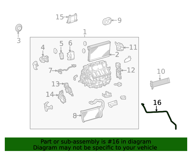 2021-2022 Toyota Mirai Drain Hose 88539-11020 | Toyota Parts Center