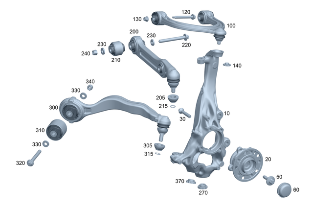 206-330-49-00 - Transverse Control Arm 2023-2025 Mercedes-Benz C43 AMG ...