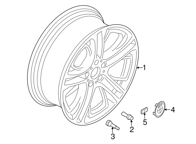 36116787578 - 2011-2017 BMW X3 Wheel, Alloy (36-11-6-787-578) | BMW of ...