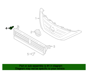 2016-2021 Nissan Altima Bumper Bracket Bolt 08146-6252H | Nissan Parts Plus