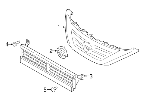 Grille & Components for 2016 Nissan Altima | Parts for Nissans