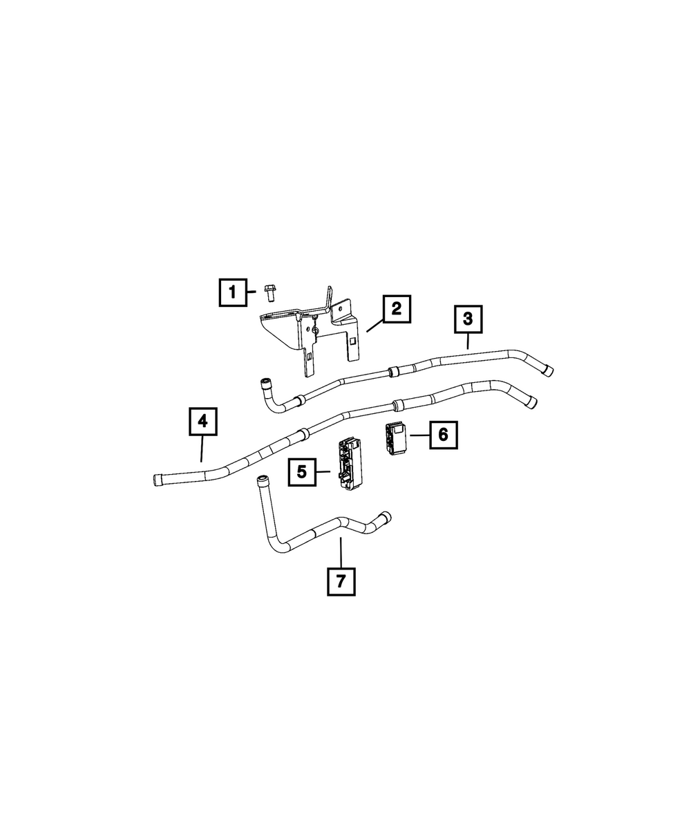 2025 Ram Fuel Line Bracket 57009621AA | My Mopar Parts