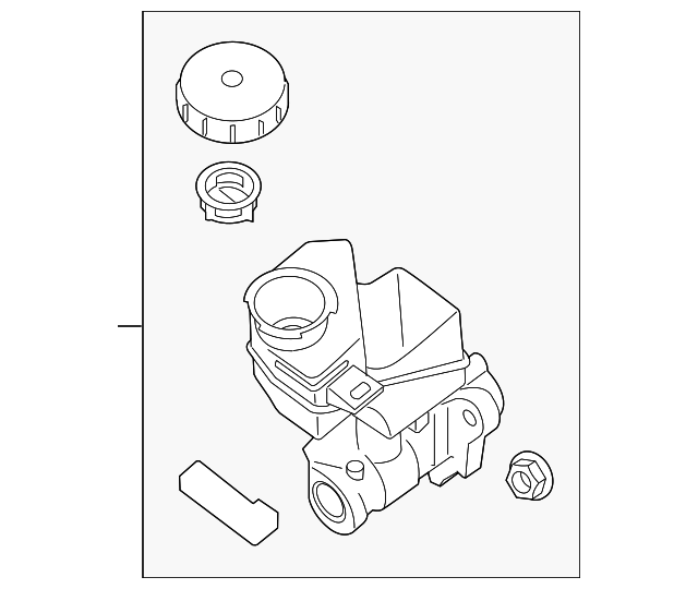 46010-JA02A - Master Cylinder Assembly 2007-2014 Nissan | Nissan Parts ...