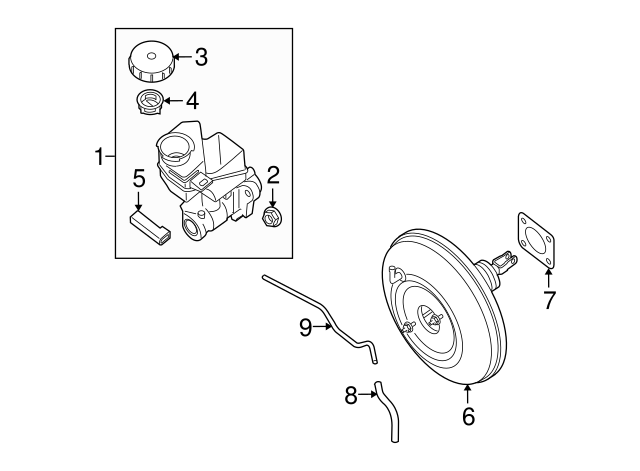 46010-JA02A - Master Cylinder Assembly 2007-2014 Nissan | Nissan Parts ...