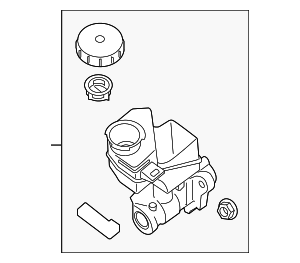 46010-JA02A - Master Cylinder Assembly 2007-2014 Nissan | Nissan Parts ...