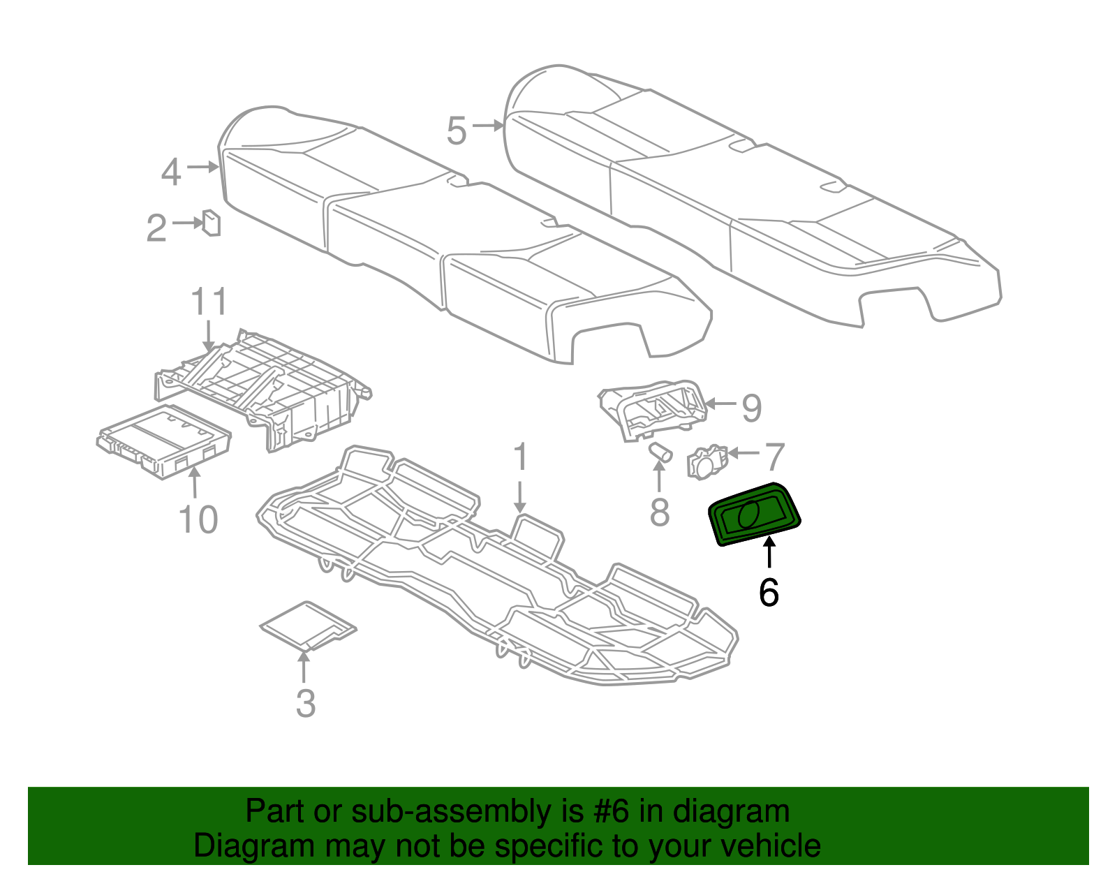 2004-2007 Audi Switch Bezel 4E0-886-415-8C1 | Audi OEM Parts Guy