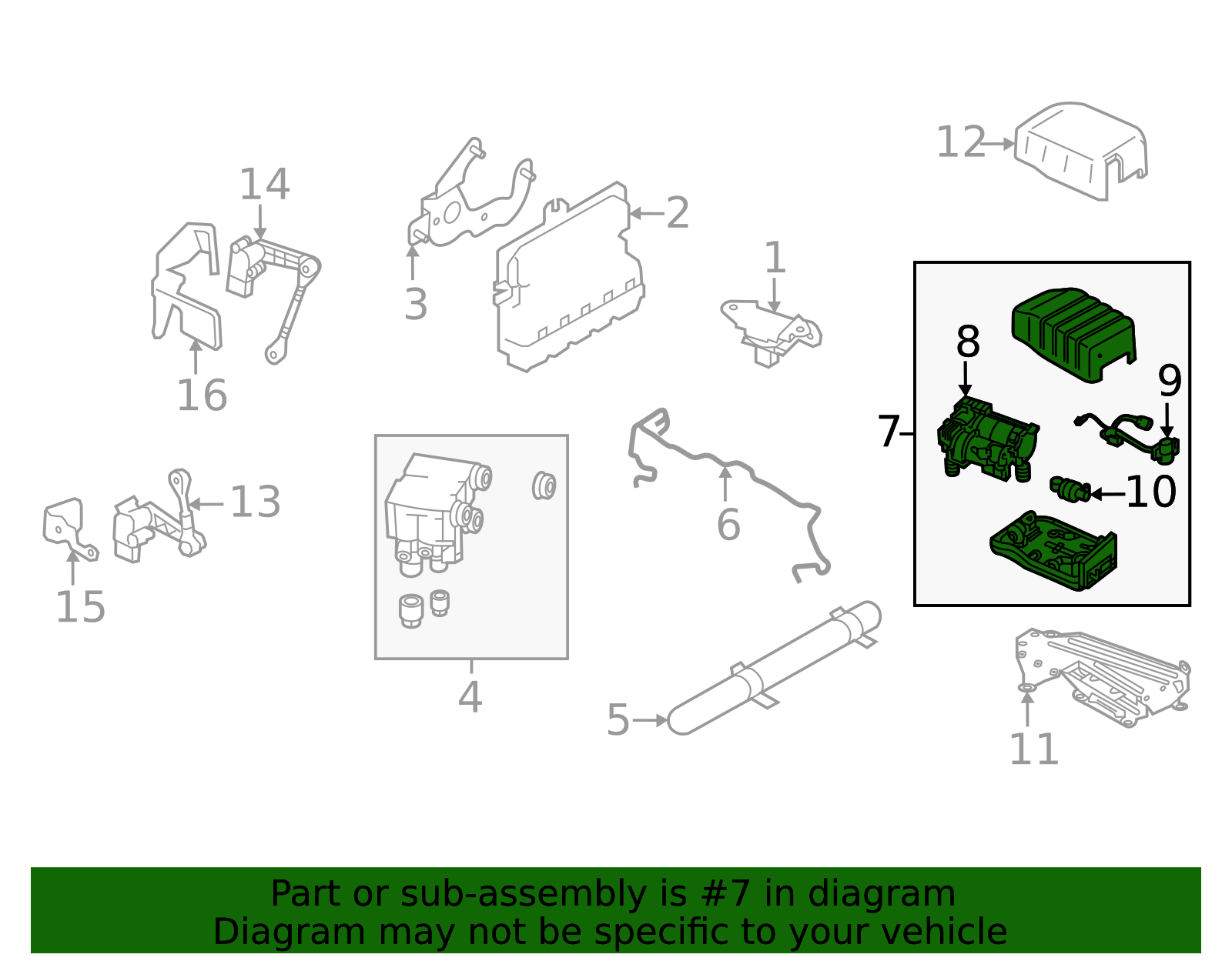 2017-2023 Land Rover Compressor Assembly LR140034 | OEM Parts Online