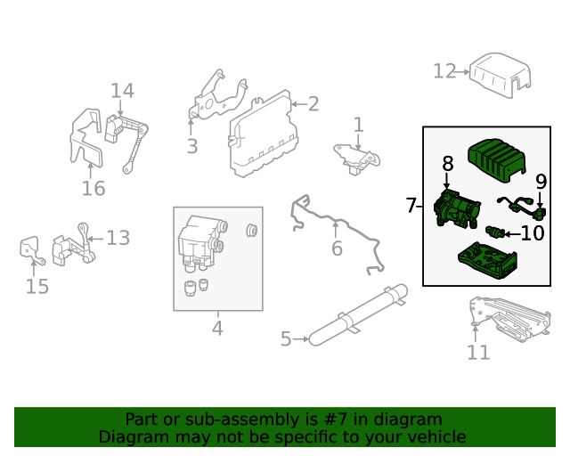 2017-2023 Land Rover Compressor Assembly LR140034 | Land Rover Parts Direct