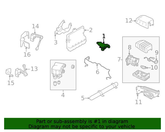 2013-2023 Land Rover Accelerometer LR084257 | OEM Parts Online