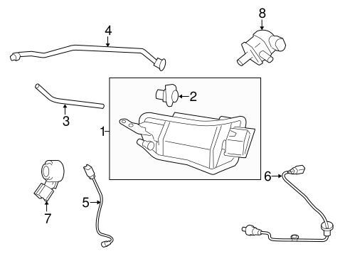 Emission Components for 2016 Toyota Corolla | Toyota Parts Center