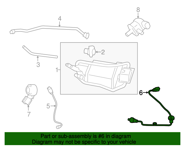 OEM 2014-2019 Toyota Corolla Oxygen Sensor Part # 89465-02390 | Modern ...