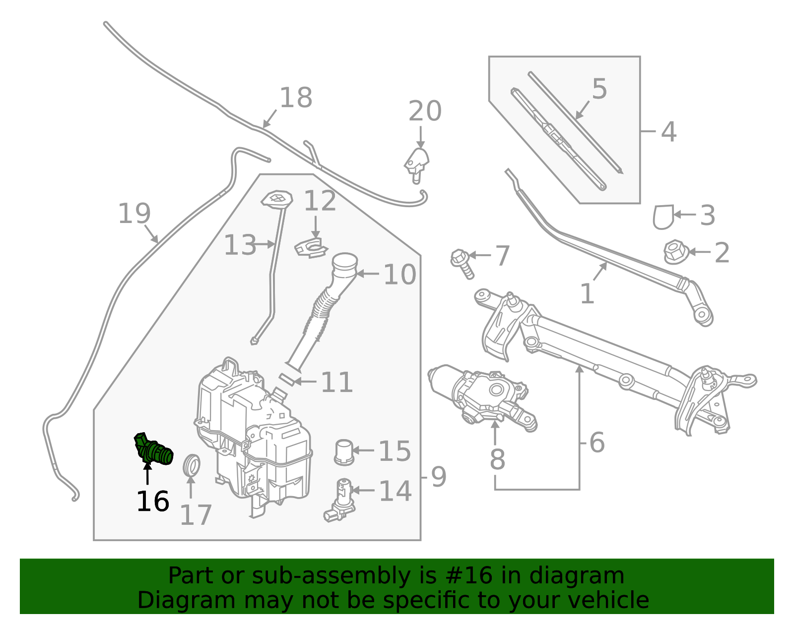 2019-2025 Mazda 3 2019-2024 Mazda 3 - Washer Pump BDTT-67-482 ...