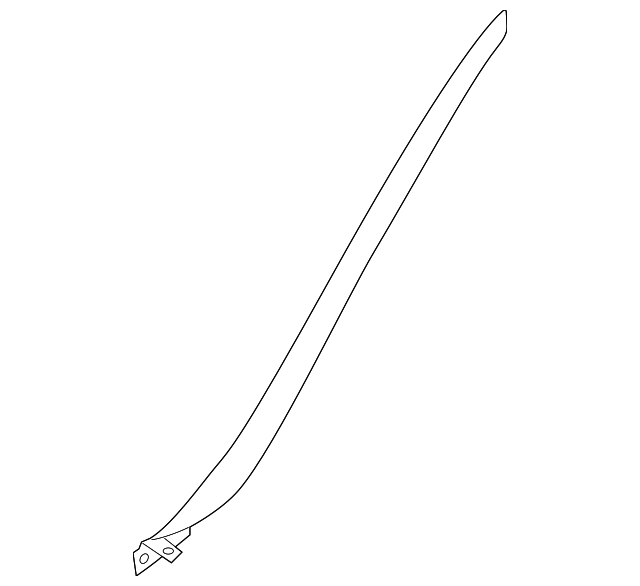 86131-F6000 - Side Molding 2017-2020 Kia Cadenza | Kia.Parts Store