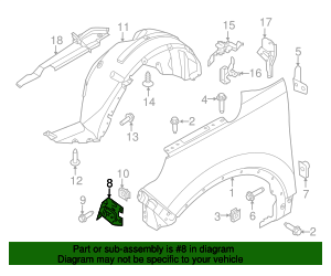 BB5Z-16A143-A - Front Bracket 2011-2019 Ford | Ford Parts Direct