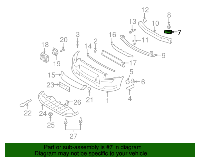 2009-2010 Nissan GT-R Stiffener - Driver's Side (LH) 62059-JF01A ...