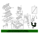 BA8Z-6A715-A 2009-2019 Ford Engine Oil Cooler Hose Assembly | Fairway ...
