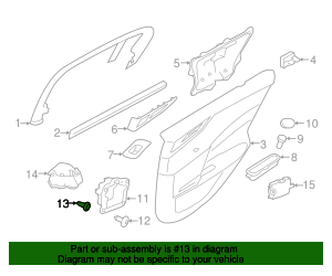 2017-2023 Jaguar Trim Bezel Retainer Nut C2D14853 | JaguarParts.com