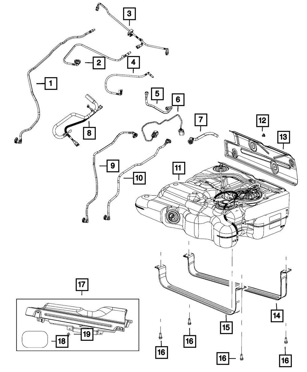 68146582AA - 2008-2022 Mopar - Push Lock Retainer | Mopar OEM Parts Direct