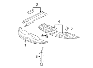 51442-33090 - Under Cover - 2007-2009 Lexus ES350 | My L Parts