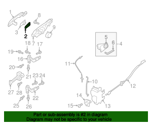 32239041 - Handle, Outside Gasket 2016-2022 Volvo | Culver City Volvo Parts
