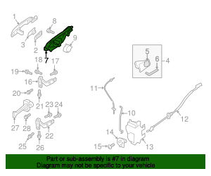 2016-2024 Volvo Handle Base 31378251 | OEM Parts Online