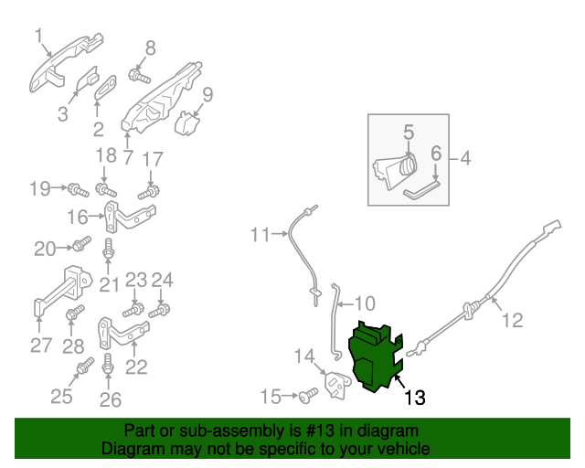 2016-2024 Volvo Door Lock Actuator Motor 31349894 | AutoNationParts.com