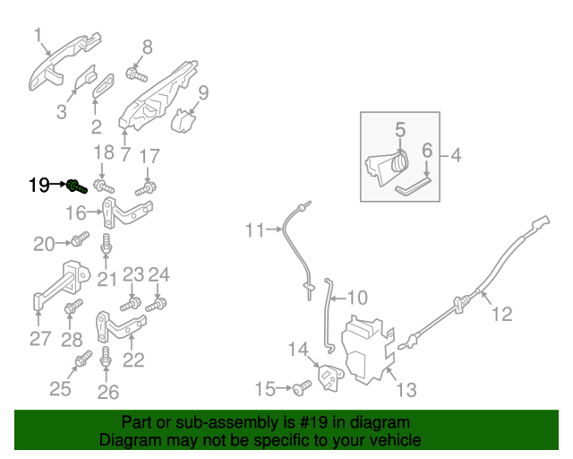 2016-2022 Volvo Lower Hinge Bolt 30622904 | TascaParts.com