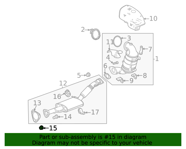 2017-2024 GM Multi Purpose Nut 11612078 GM | GMPartsDirect.com
