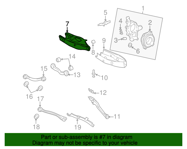 211-350-18-06 - Lower Control Arm 2003-2011 Mercedes-Benz | Mercedes ...