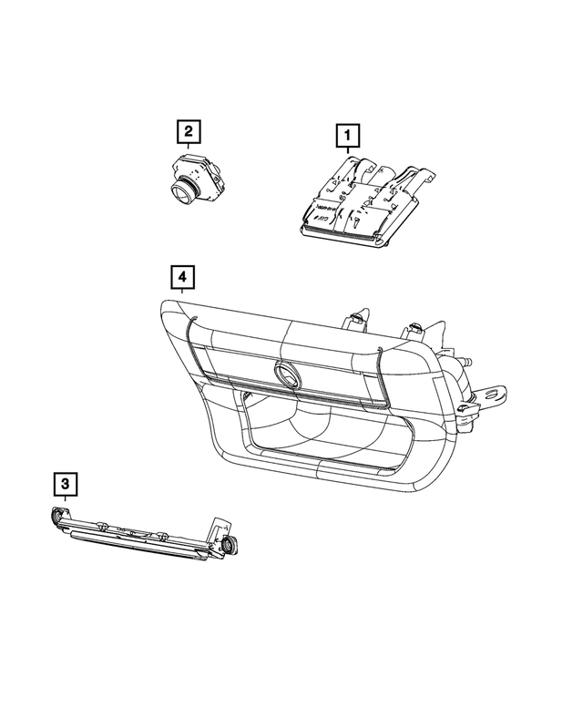 2022-2025 Ram Auxiliary Lamp 68509246AA | Mopar eStore