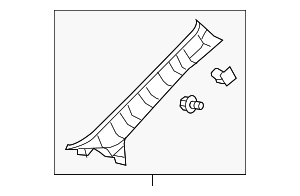 62210-0E090-A1 - Windshield Pillar Trim - 2016-2021 Lexus | My L Parts