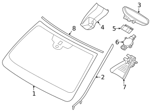 51317429609 - 2018-2023 BMW X2 Reveal Molding (51-31-7-429-609) | BMW ...