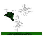 2012-2018 Ford Focus Mount CV6Z-6038-C | OEM Parts Online