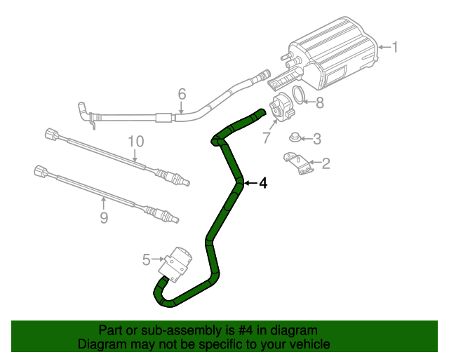 2012-2019 Fiat 500 Hose 68080299ac | TascaParts.com