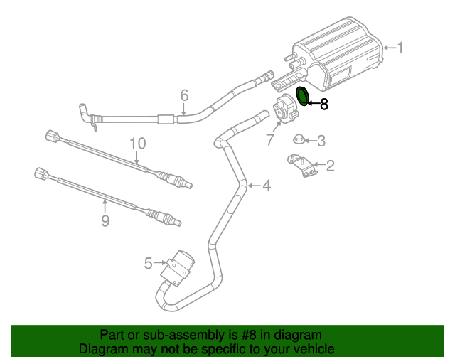 2005-2023 Mopar Seal - 1 Quantity 52129436AB | Mopar Parts Canada