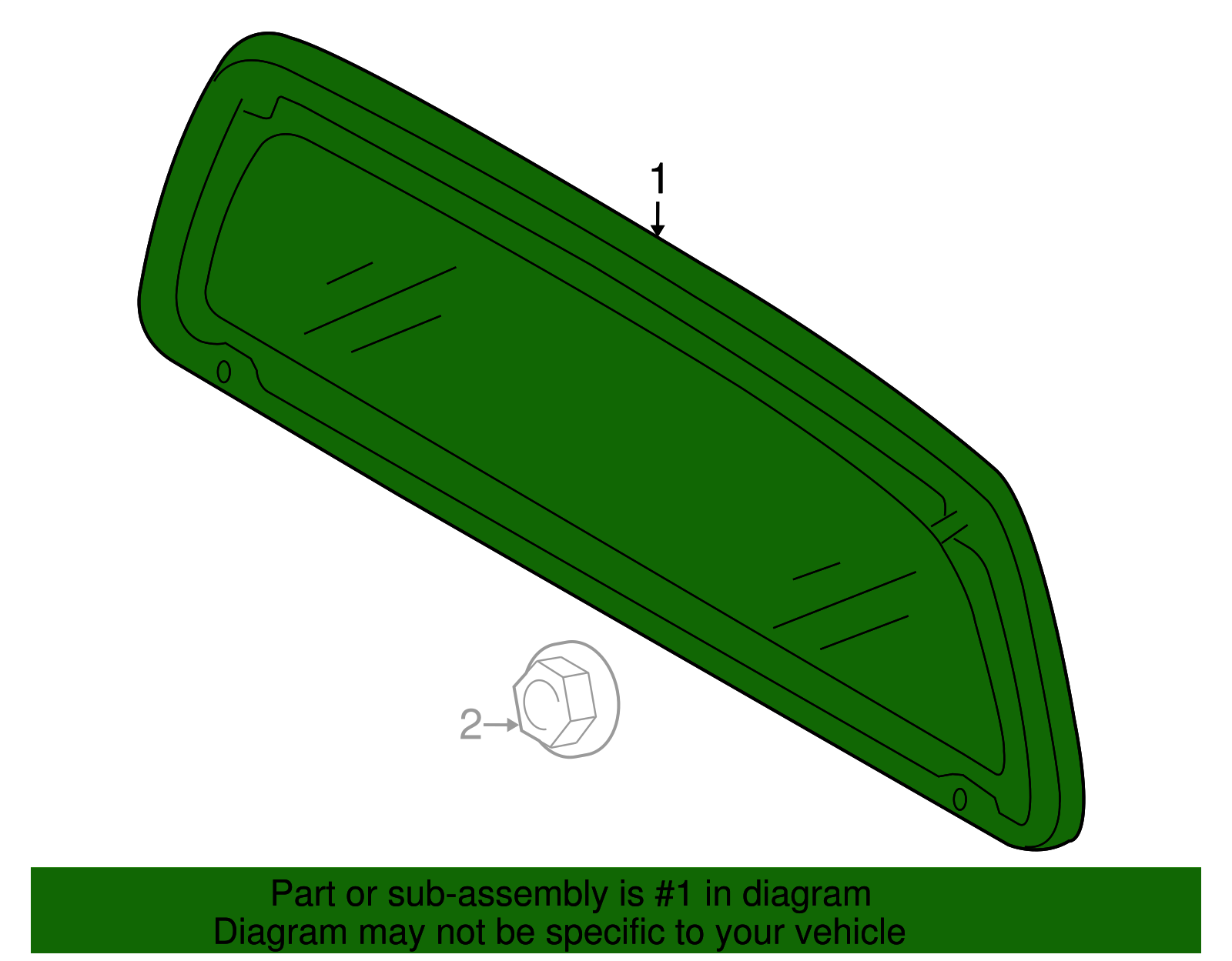 2005-2018 Toyota Tacoma Back Glass 64810-04060 | Toyota San Diego Parts