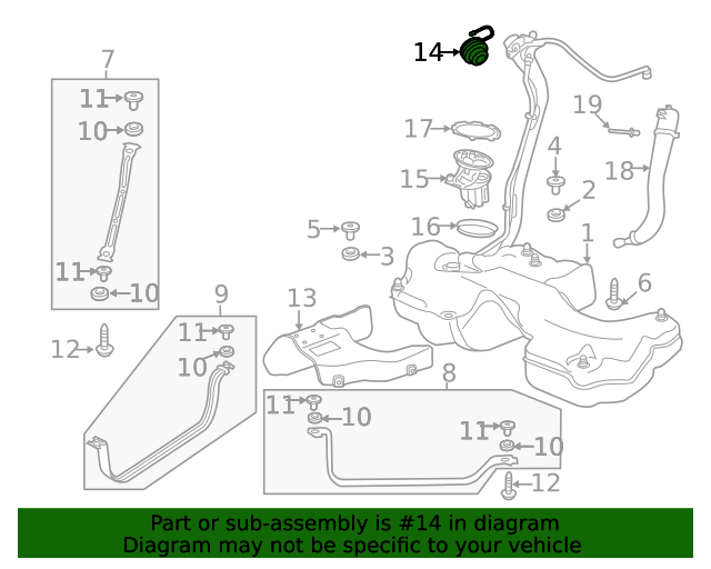 2023-2024 Audi Fuel Cap 5WA-201-550-BD | European OEM Parts Direct